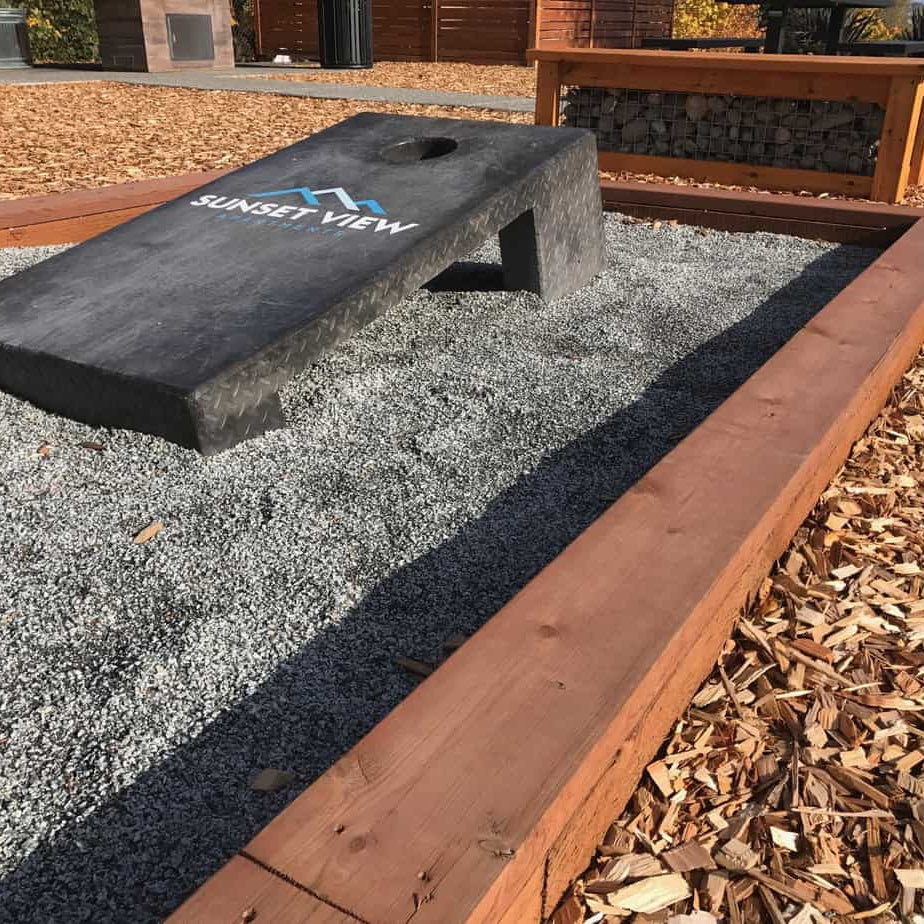 Concrete Corn Hole Boards for Sale — Outdoor Workout Supply