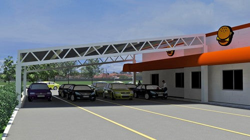 Drive Thru Awnings for Sale — Outdoor Workout Supply