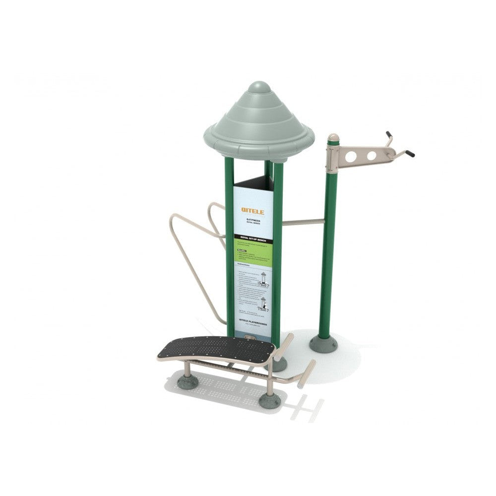Playground Fitness Royal Core Combo Station — Outdoor Workout Supply