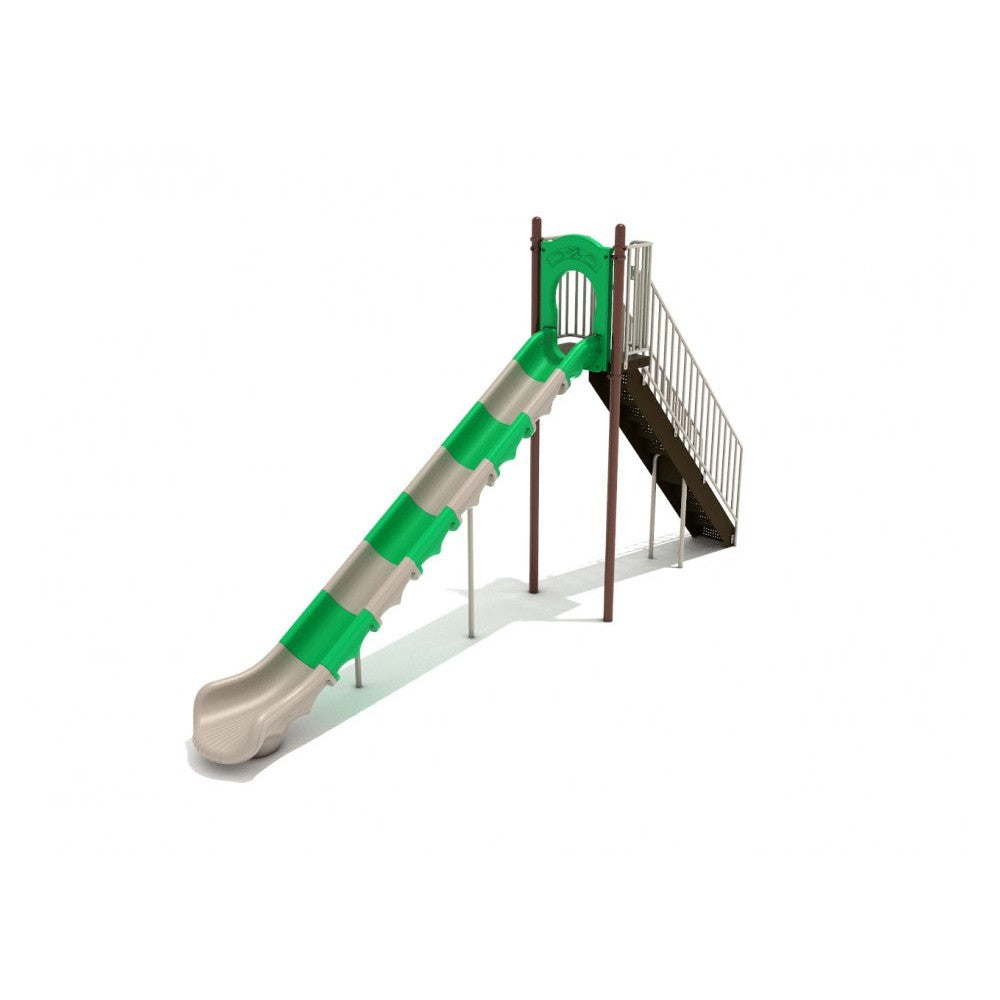 Playground Equipment 8 Foot Sectional Straight Slide — Outdoor Workout ...