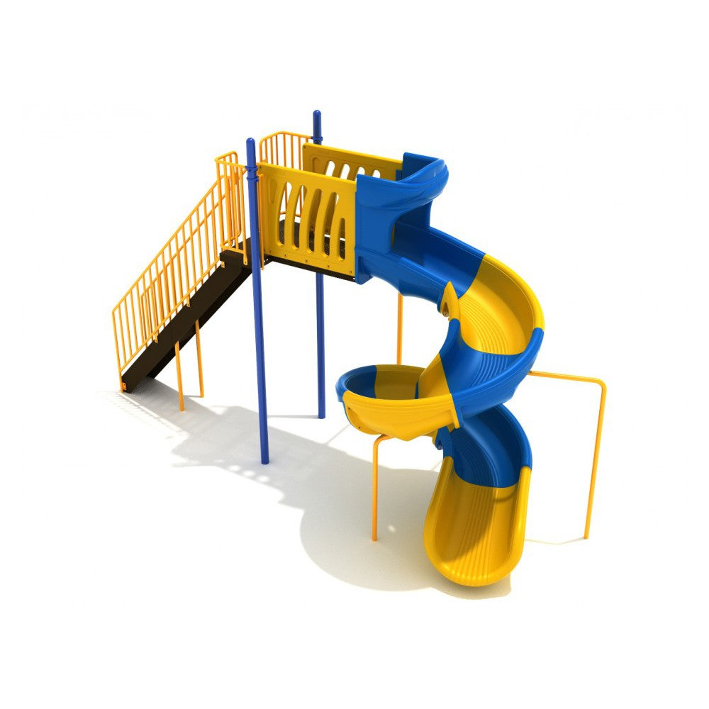 Playground Equipment 8 Foot Sectional Spiral Slide — Outdoor Workout Supply