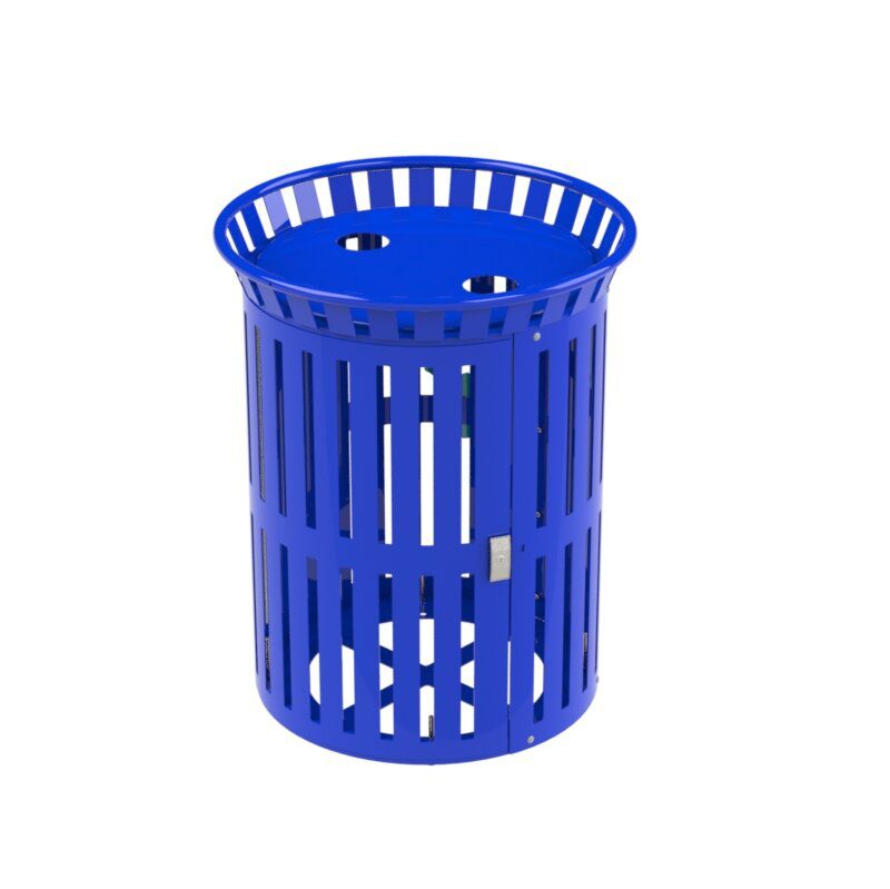 Parkitect Single Slat Recycling Can — Outdoor Workout Supply