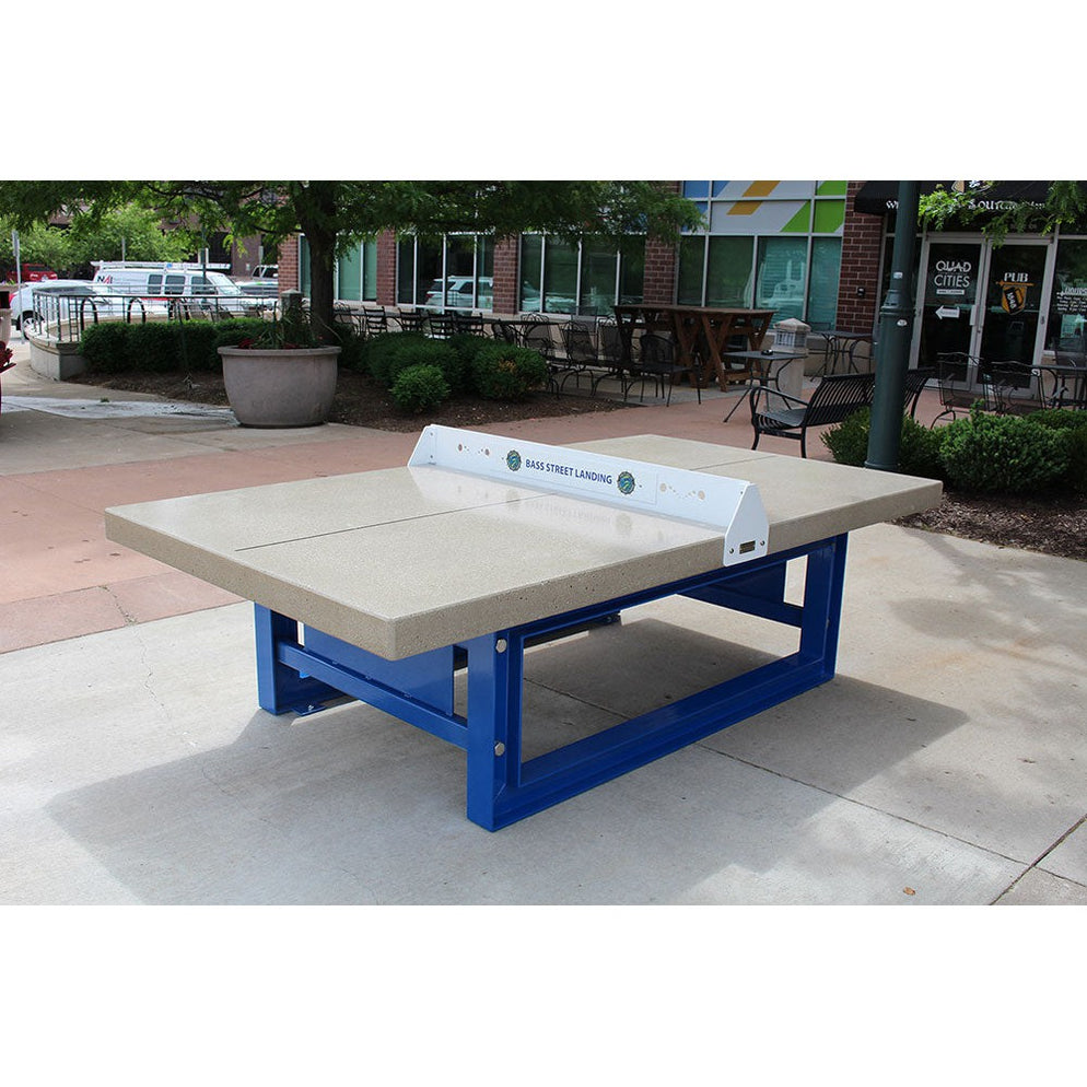 Concrete & Steel Ping Pong Table — Outdoor Workout Supply