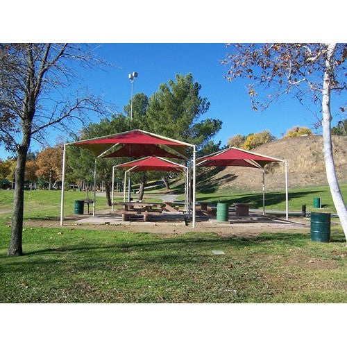 Pyramid Multi-Panel Shade Structure — Outdoor Workout Supply