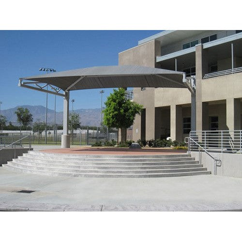 Tri-Truss Cantilever Shade Structure — Outdoor Workout Supply