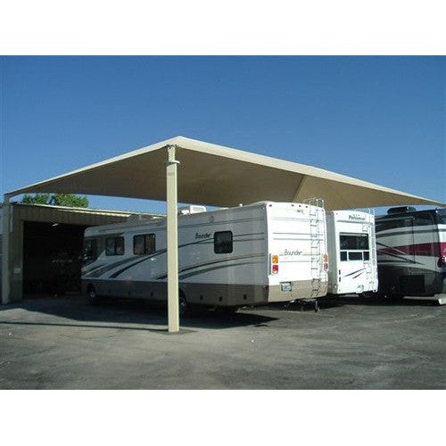 Super Span Hip Shade Structure (RV Storage Style Shade) — Outdoor ...