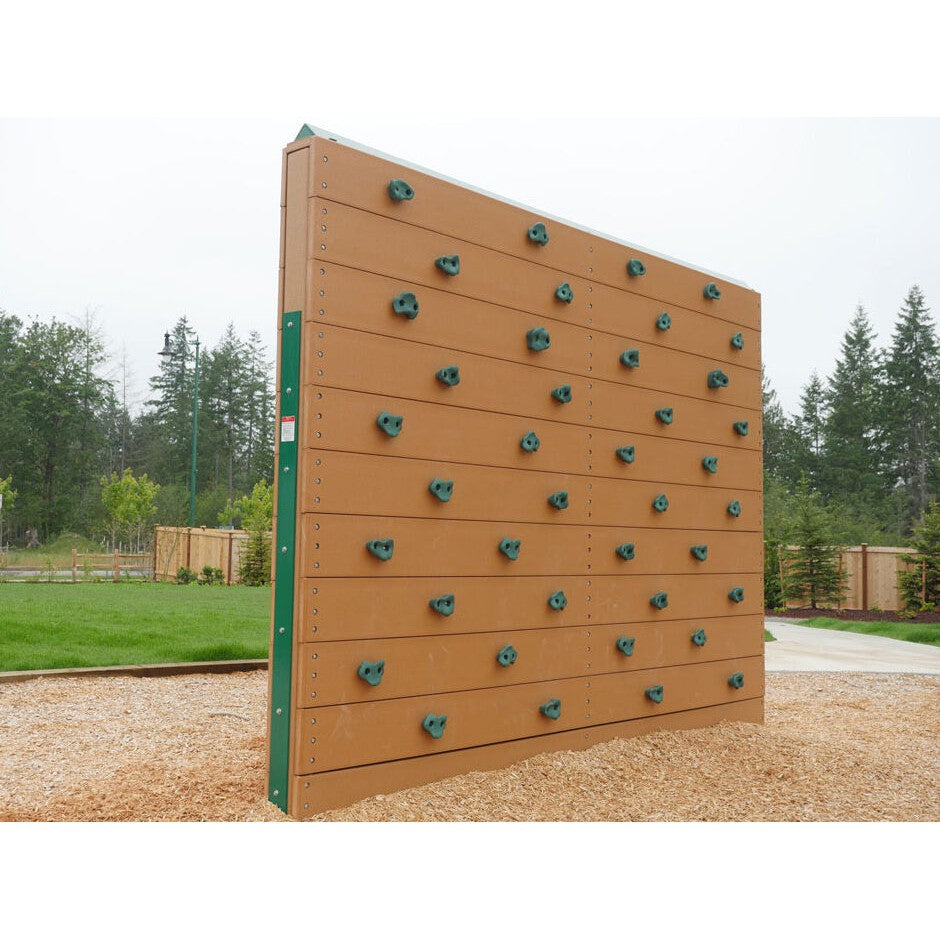 Poly Rock Playground Climbing Wall (8 Ft Wide) — Outdoor Workout Supply