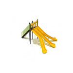 Playground Equipment 8 Foot Triple Sectional Split Slide — Outdoor ...