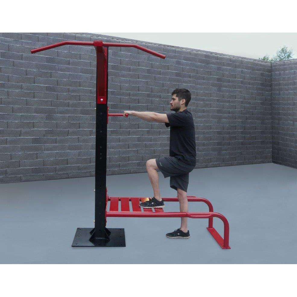 SuperMAX Individual Station (Pull-Up, Step-Up, Push-Up & Dip) — Outdoor ...
