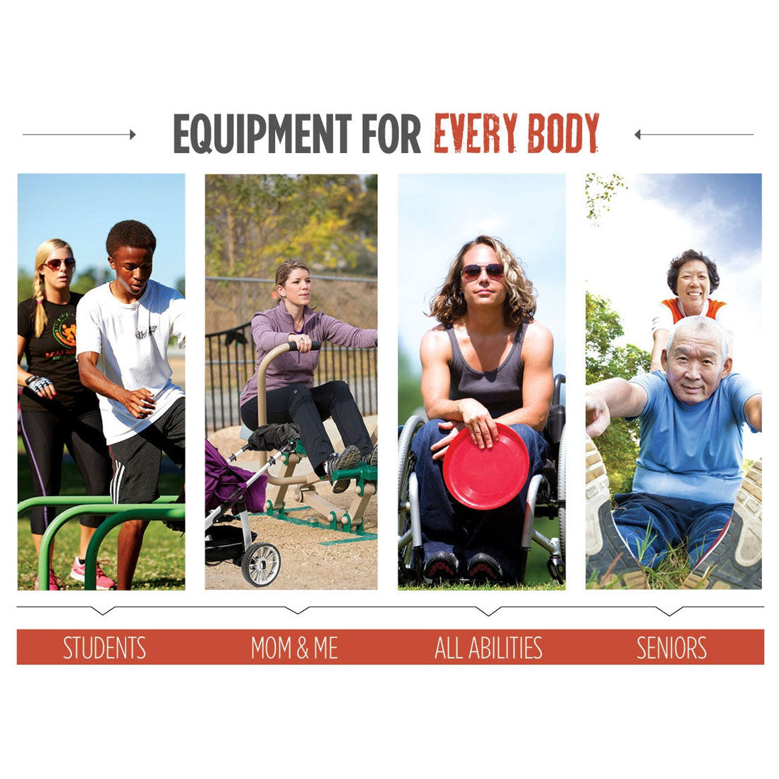 ActionFit Push-Up Station — Outdoor Workout Supply