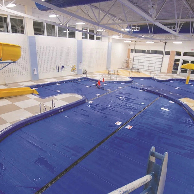 Spectrum Aquatics Pool Cover-12X12 HEMMED — Outdoor Workout Supply