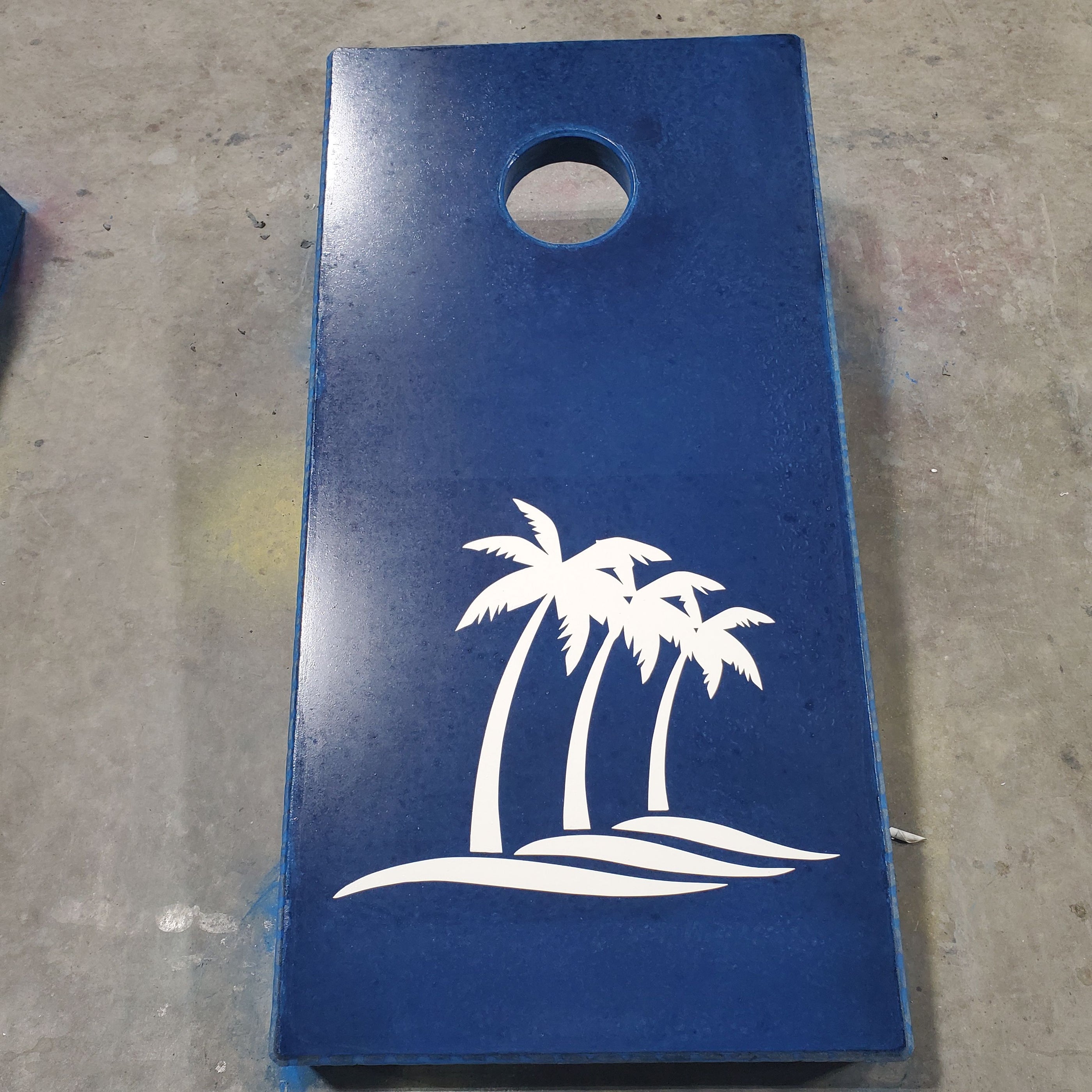 Stone Age Set of Concrete Corn Hole Boards (Set of Two) — Outdoor ...
