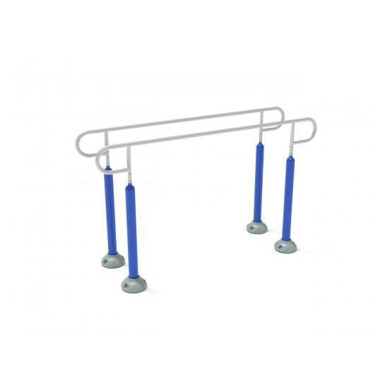 Playground Fitness Single Station Parallel Bars — Outdoor Workout Supply