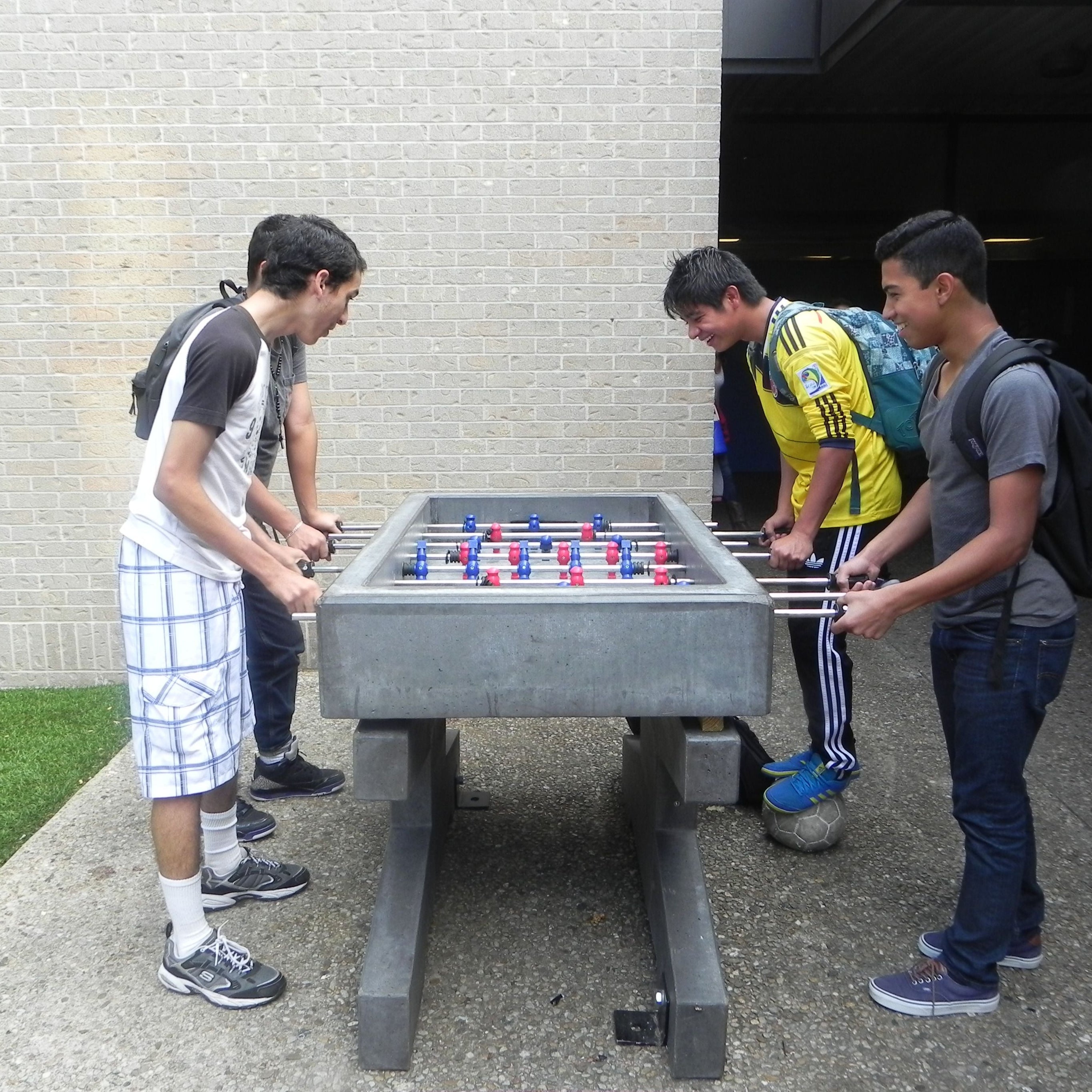 Stone Age Concrete Outdoor Foosball Table — Outdoor Workout Supply