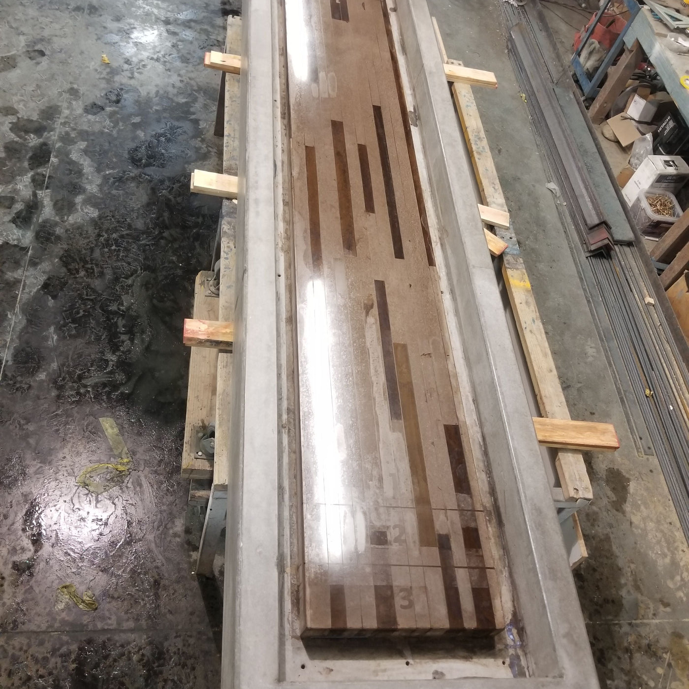 Stone Age Concrete Outdoor Shuffleboard Tables — Outdoor Workout Supply