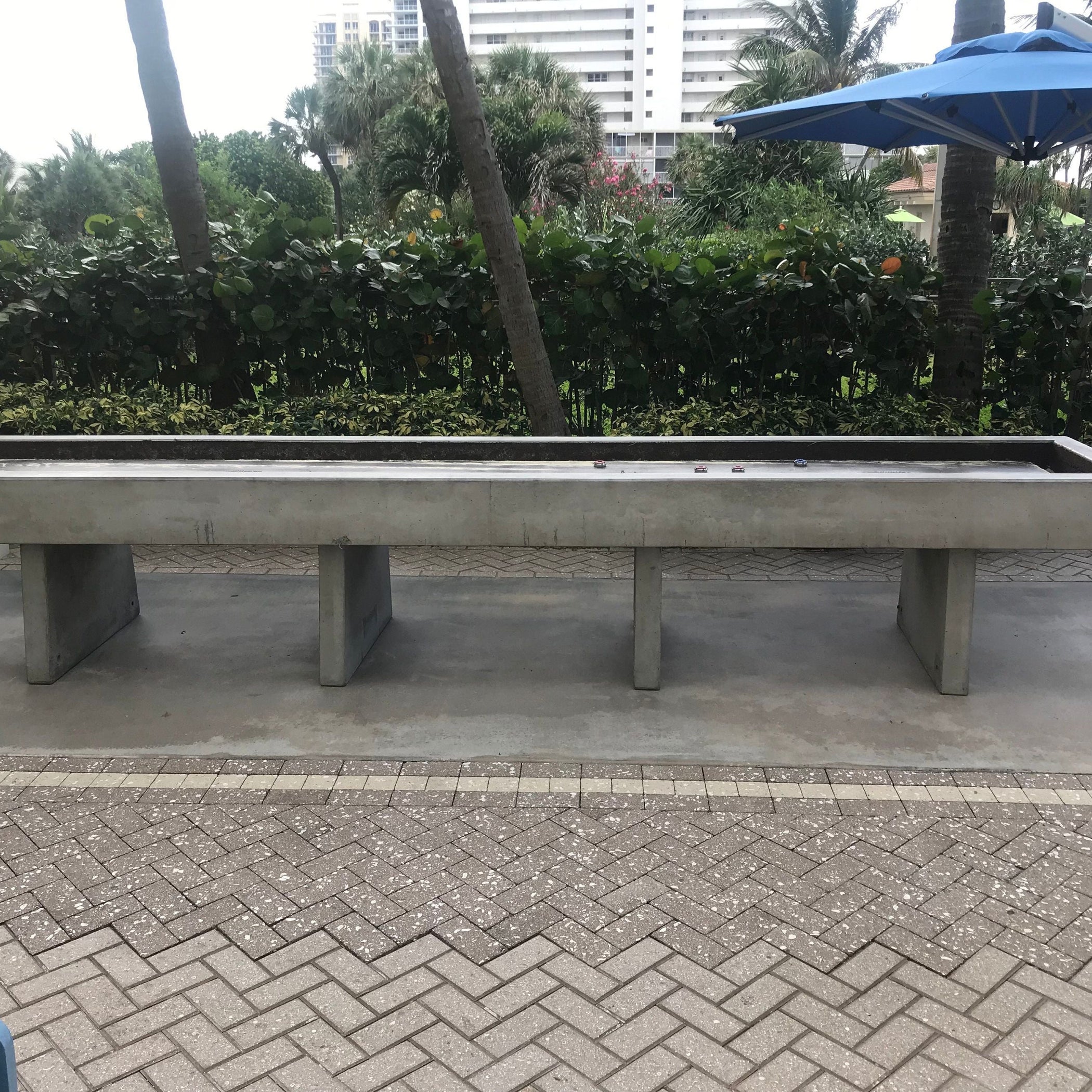 Stone Age Concrete Outdoor Shuffleboard Tables — Outdoor Workout Supply