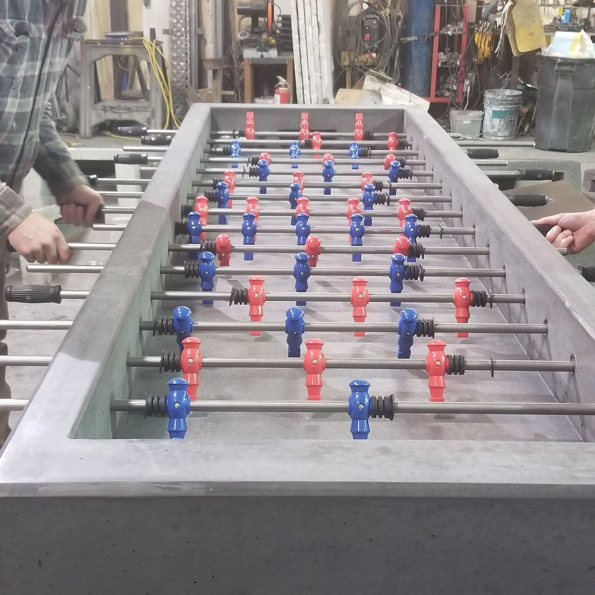 Stone Age Concrete Outdoor Foosball Table — Outdoor Workout Supply
